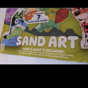 safe ink | Other | Bluey The Dog And Friends Sand Art Create Your Own ...
